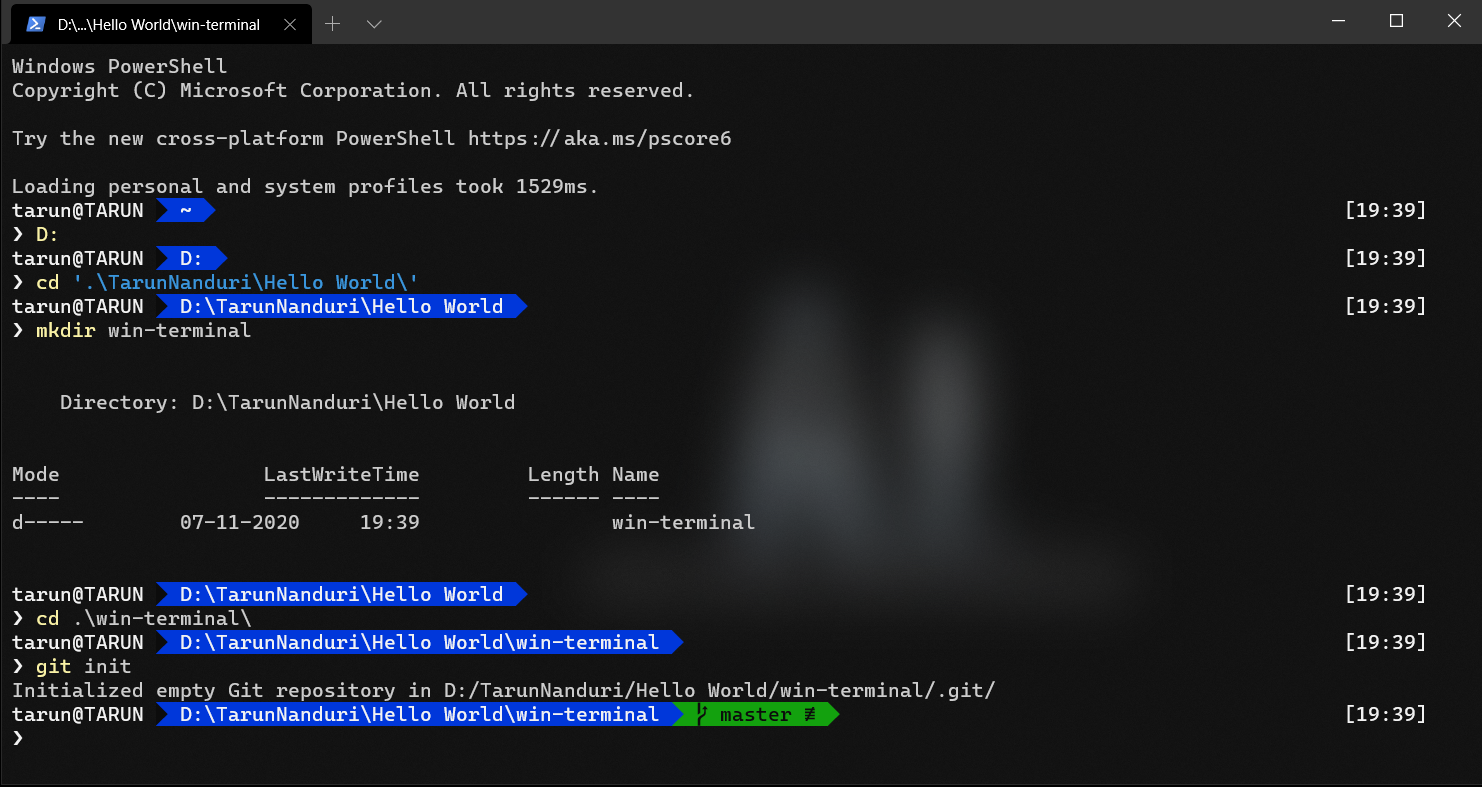 Make Development more delightful ft. Windows Terminal – Hello World!